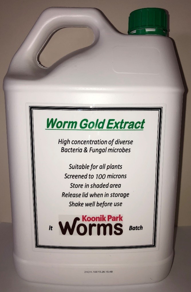 5L Worm Gold® Extract – Koonik Park Worms