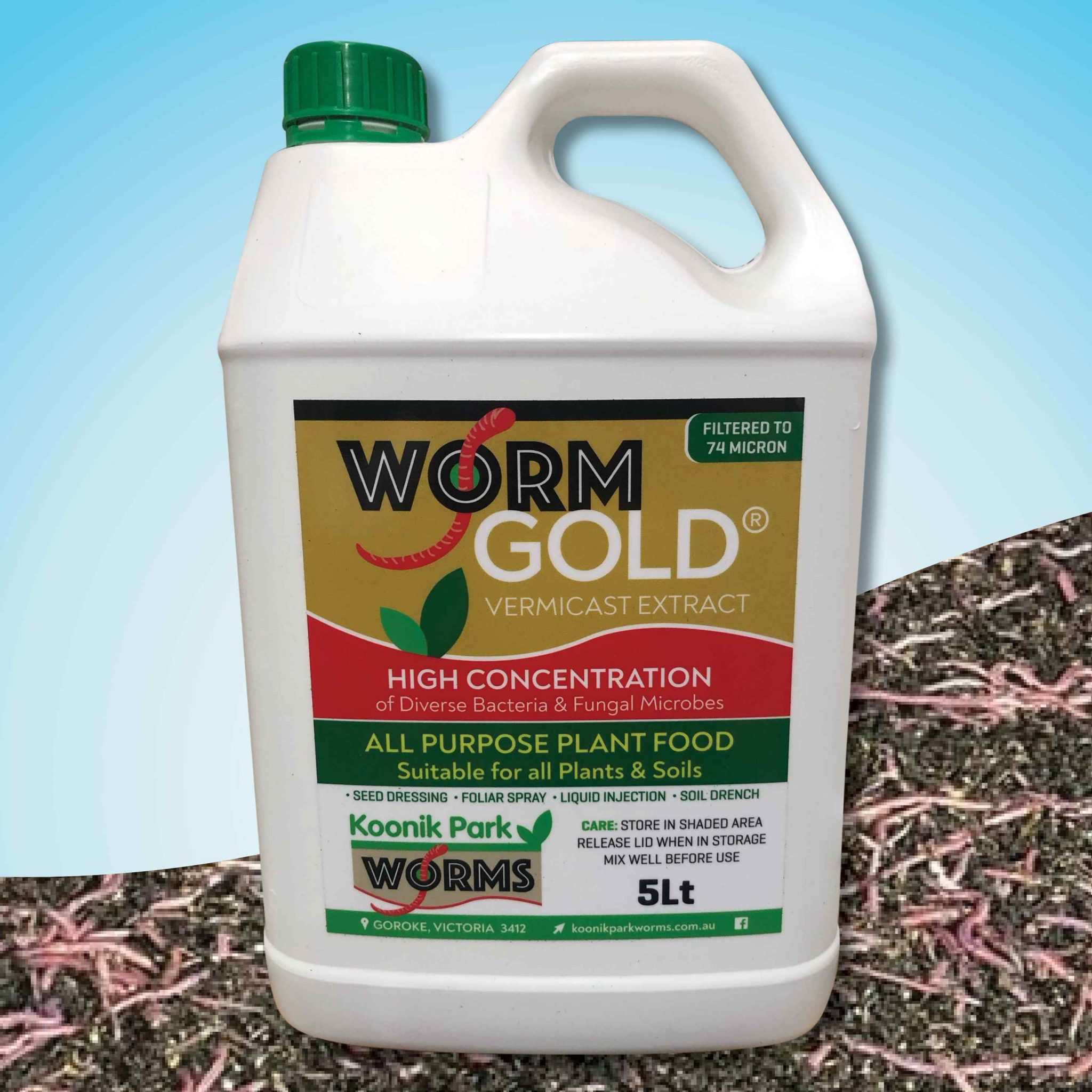 5L Worm Gold® Extract – Koonik Park Worms